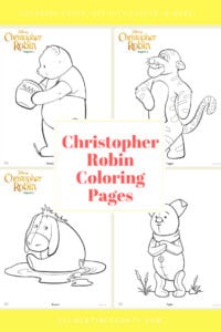 Christopher Robin Coloring Pages | Clementine County