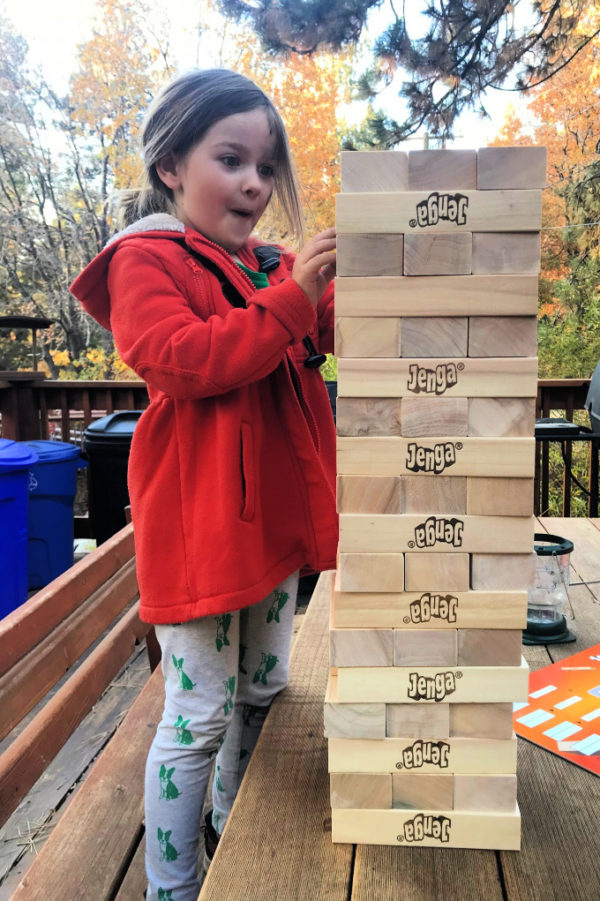 Big Family Fun with Jenga Giant | Clementine County