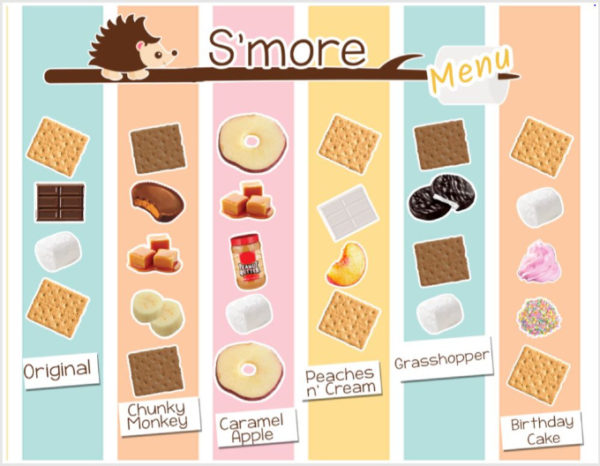 S'mores Menu Printables | Clementine County